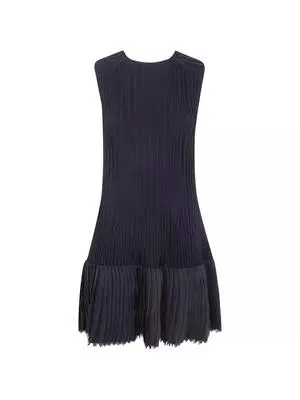 Emporio Armani Ribbed Pleated Dress