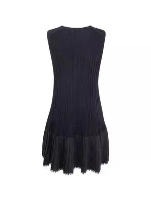 Emporio Armani Ribbed Pleated Dress