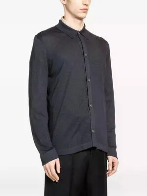 LARDINI Buttoned Knit Shirt