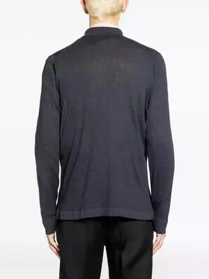 LARDINI Buttoned Knit Shirt