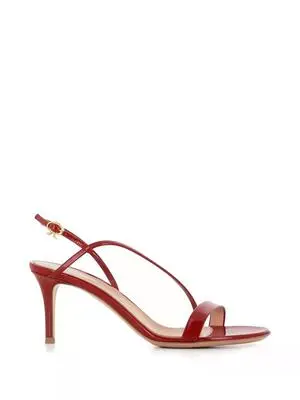 GIANVITO ROSSI Manhattan Strappy Heeled Sandals - Red