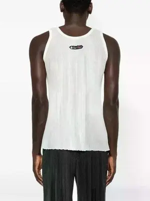 LANVIN Pleated Jersey Tank Top