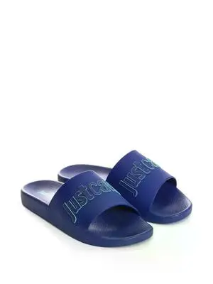 Just Cavalli Logo-print Slides