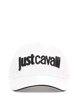 Just Cavalli Logo-detail Baseball Cap - White