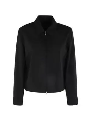 Seventy Zipped Shirt Jacket - Black