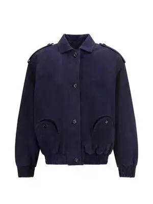 BLAZÉ MILANO Charlie Epaulettes Bomber Jacket - Blue