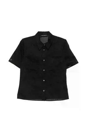 Our Legacy X-ray Floral Pocket Shirt - Black