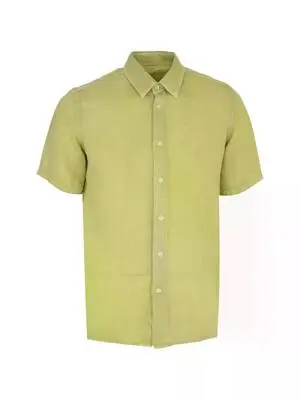 120% Lino Contemporary Fit Shirt - Green