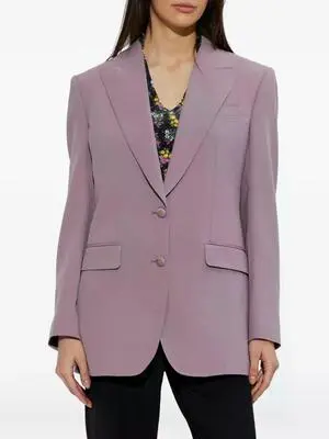 Dolce & Gabbana Button-fastening V-neck Blazer - Purple