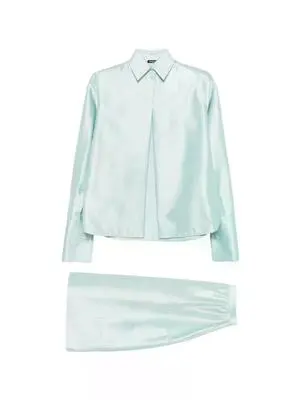 Kiton Shirt And Skirt Set - Blue