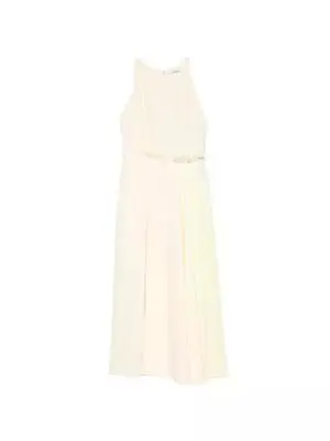 Givenchy Gathered Midi Dress - Neutrals
