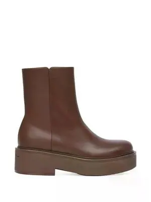 GIANVITO ROSSI Hiro Platform Boots - Brown