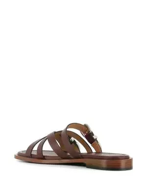 Sartore Buckle-strap Flat Sandals