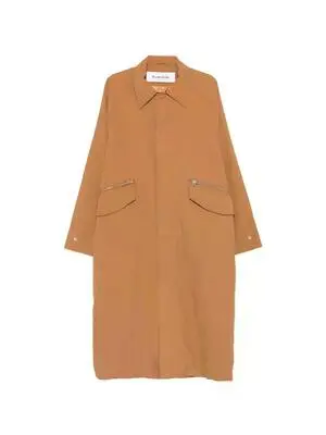 ÉTUDES STUDIO Zip Pocket Overcoat - Brown