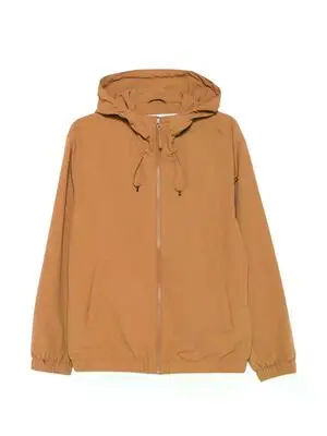 ÉTUDES STUDIO Zip-up Hooded Windbreaker - Brown