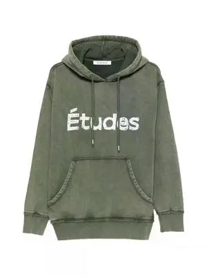 ÉTUDES STUDIO Logo Hoodie - Green