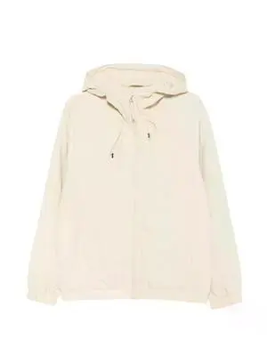 ÉTUDES STUDIO Zip-up Hooded Windbreaker - Neutrals