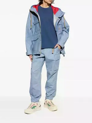 Moncler Embroidered Short-sleeve T-shirt - Blue