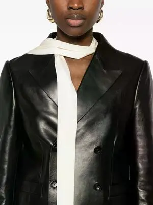 TOM FORD Double-breasted Leather Jacket