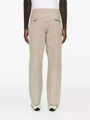 ROA Crimp Shaped Cotton Trousers - Neutrals