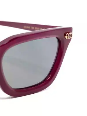 Gucci Interlocking G Cat-eye Sunglasses - Purple