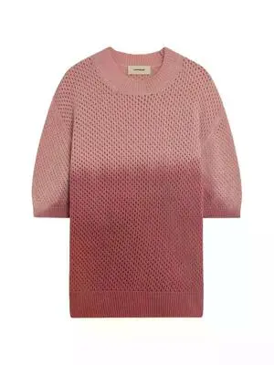 A PAPER KID Knitted T-shirt - Pink