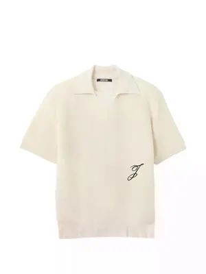 Jacquemus Logo Polo Shirt - Neutrals