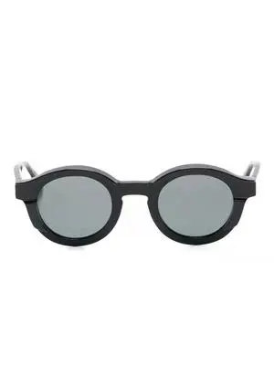 Thierry Lasry Slippery Round-frame Sunglasses - Black