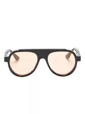 Thierry Lasry Dynasty Navigator-frame Sunglasses - Black