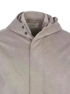 Agnona Caban Hooded Jacket