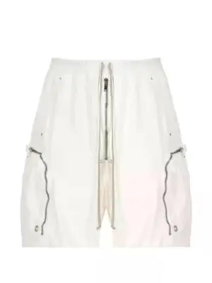 Rick Owens Drawstring Zip Shorts - White