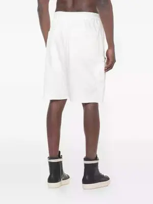 Rick Owens Drawstring Zip Shorts - White