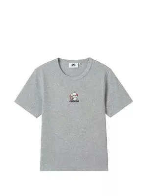 CHOCOOLATE Embroidery-logo T-shirt - Grey