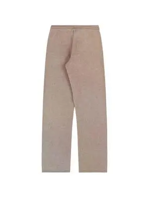 SPORTY & RICH Embroidered-logo Knitted Trousers