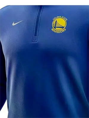 Nike Nba Golden State Warriors Long-sleeve Top - Blue