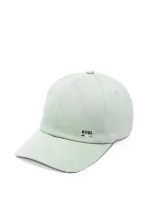BOSS Logo-detail Cap - Green