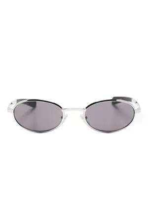 Gucci Oval-frame Sunglasses - Silver