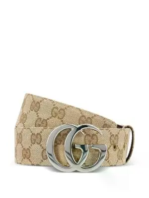 Gucci Gg-buckle Belt - Neutrals