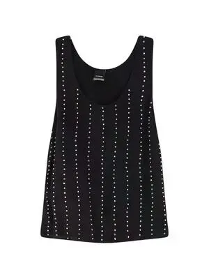 Pinko Embellished Tank Top - Black