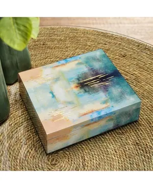 JAMIE YOUNG CO. Colorwash Decorative Lacquered Box