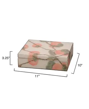 JAMIE YOUNG CO. Persimmon Decorative Lacquered Box