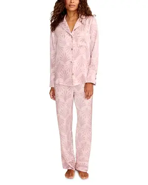 PETITE PLUME Silk Pajama Set - Pink