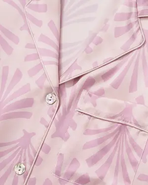 PETITE PLUME Silk Pajama Set