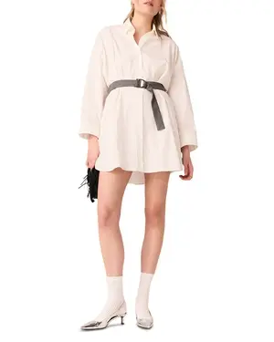 Maje Belted Shirtdress