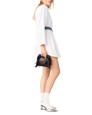 Maje Belted Shirtdress