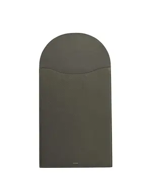 Cuyana Convertible 16" Leather Laptop Sleeve - Dark Olive
