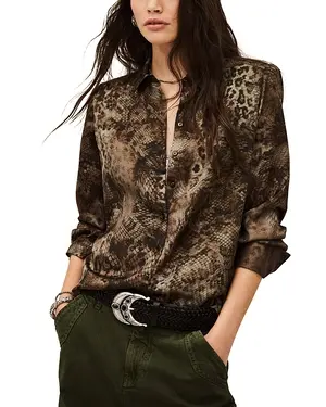 Ba&sh Cornelia Blouse - Khaki