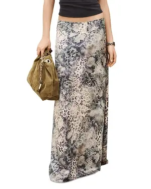 Ba&sh Ciria Maxi Skirt - Blue