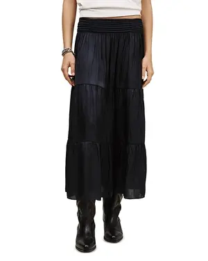 Ba&sh Camyla Midi Skirt - Ink