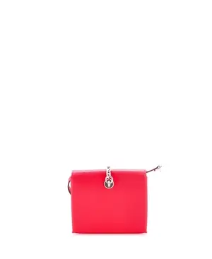 Hermès Chaine D'ancre Compact Wallet On Strap Chevre Chamkila - Pink
